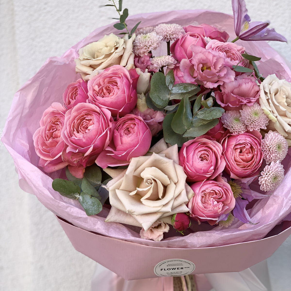 Beautiful flower bouquet with courier delivery in Warsaw from Flower ...